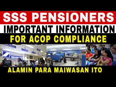 ✅ SSS Pensioners: Important Information for ACOP Compliance Para Maiwasan Ito