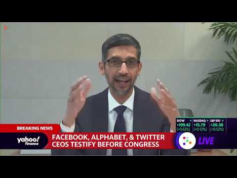 Facebook CEO, Alphabet CEO, and Twitter CEO on how their platforms addressed the Capitol Hill riots