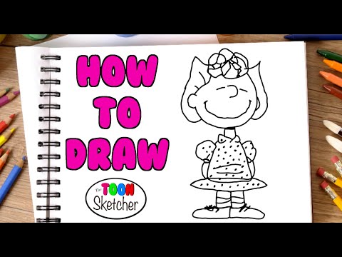 How To draw Sally Brown From Peanuts