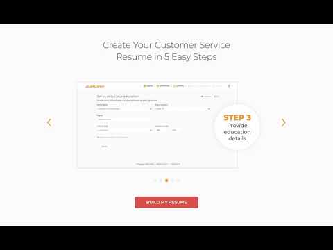 How to create a Customer Service resume in 5 steps