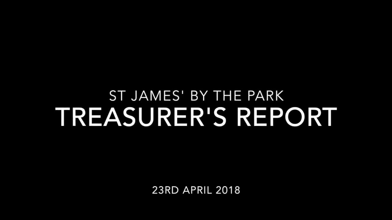 APCM 2018 treasurer's report