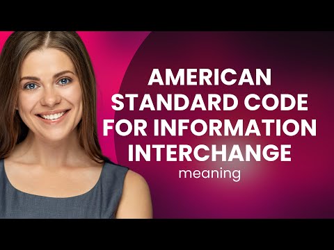 American standard code for information interchange | AMERICAN STANDARD CODE FOR INFORMATION INTERCHA