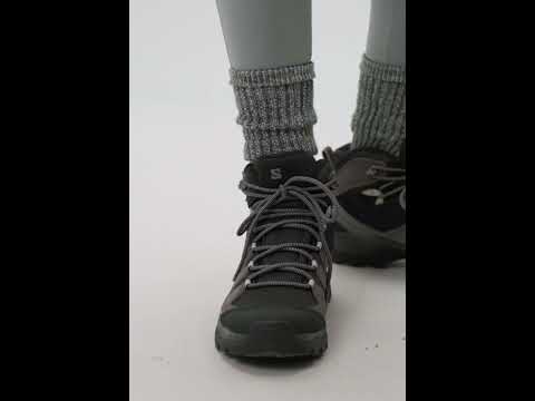 SALOMON QUEST ROVE GORE TEX Hiking Shoes Black Magnet Quiet Shade Women | Zalando
