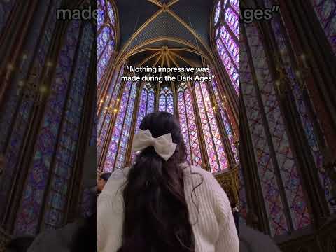 The beautiful Sainte-Chapelle in Paris #history #art
