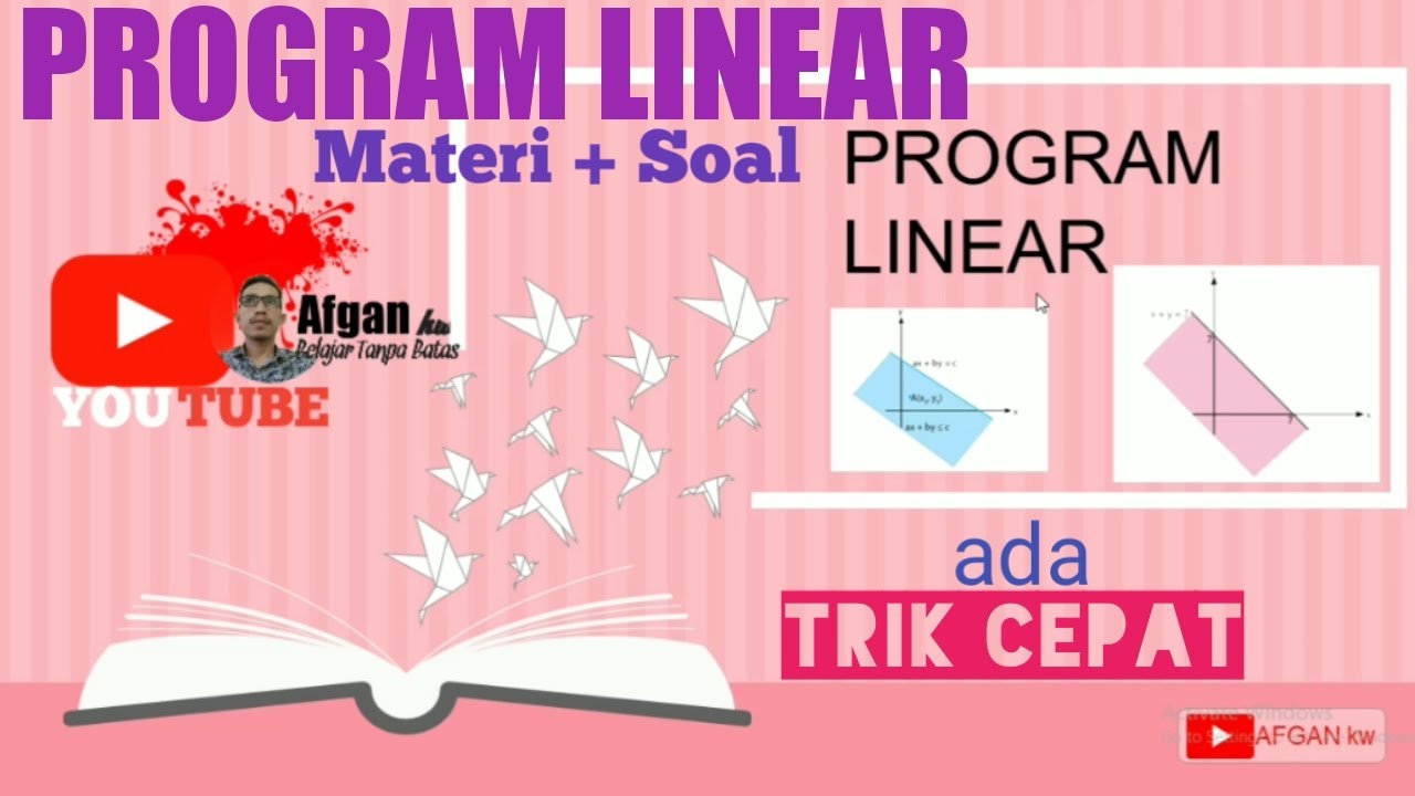 Materi dan Soal Program Linear | kelas 11