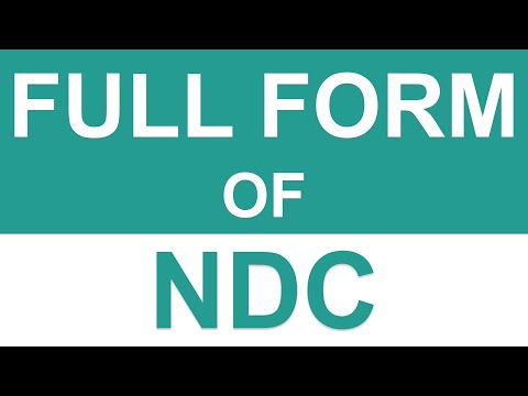 FULL FORM OF NDC || WHAT IS THE FULL FORM OF NDC ?