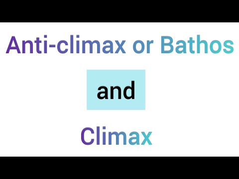 Anti Climax or Bathos and Climax explanation with example|| Only English Lit. #english #shorts