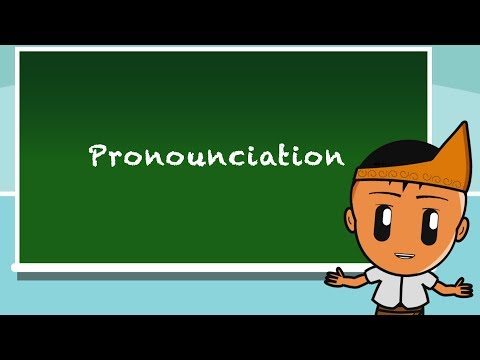 Learn Indonesian - Lesson 1 - Pronounciation