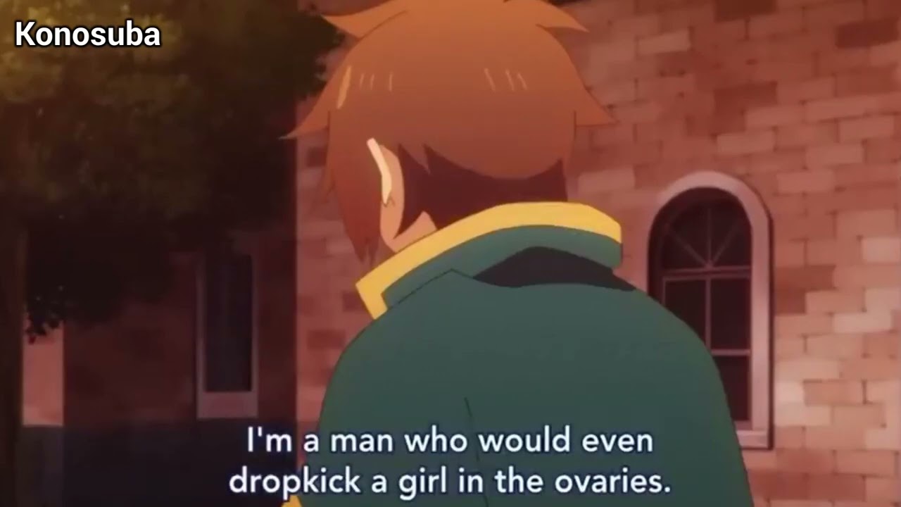Kazuma “true gender equality” moment Konosuba