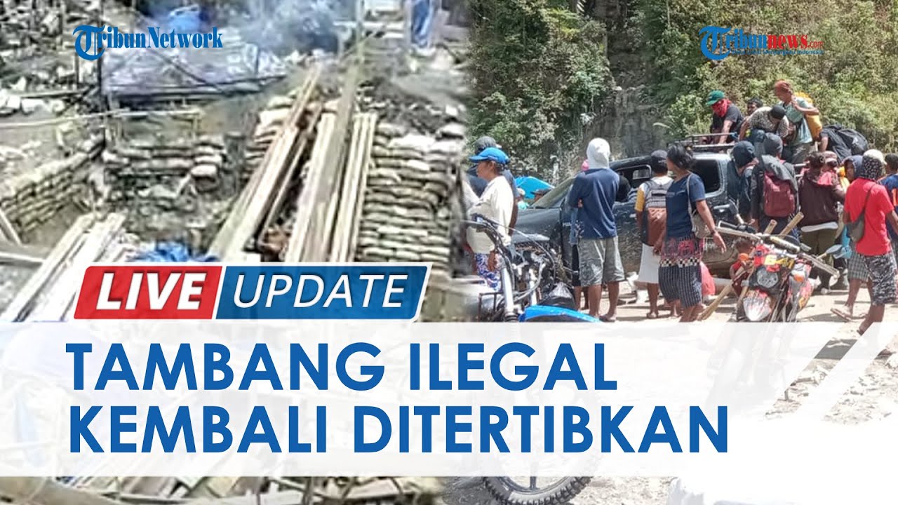 Tambang Emas Ilegal Gunung Botak Kembali Ditertibkan, Ribuan Penambang Pulang - Tribun Video