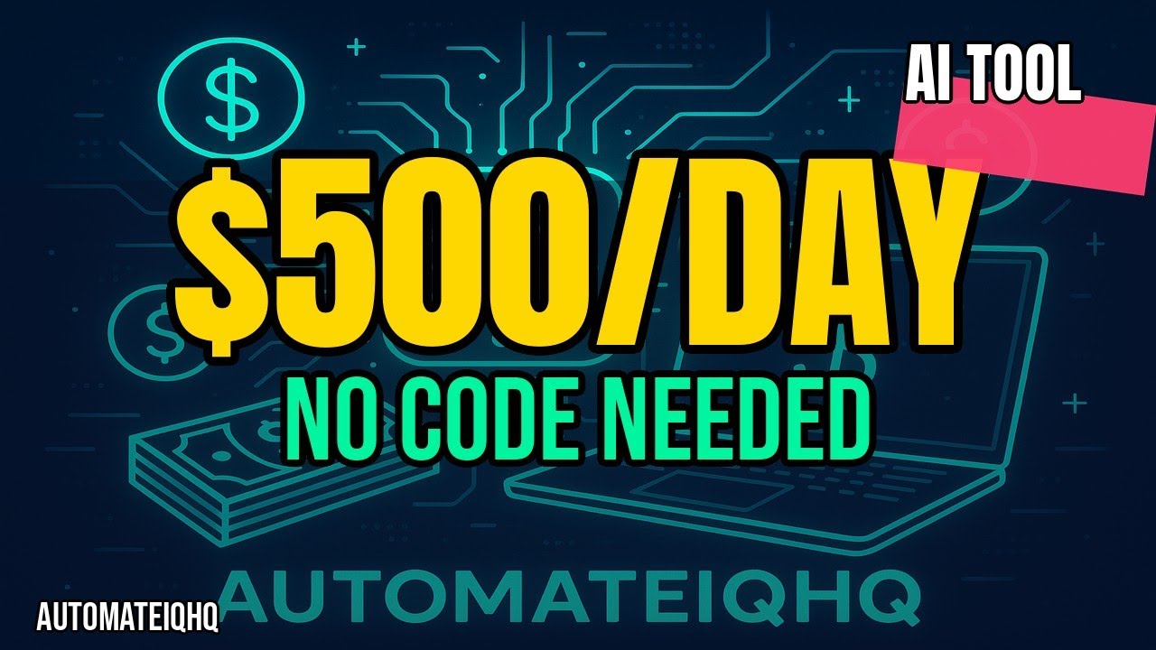 Make $500/Day With 1 No-Code AI Tool (No Coding Needed)