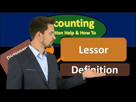 Lessor Definition - What is Lessor