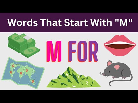 5 letter word starting with M | Preschool Learning Videos For Kids