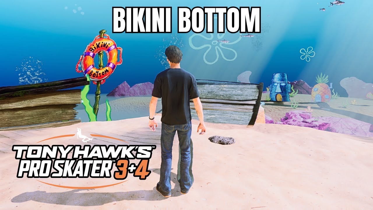 The Deluxe Edition for Tony Hawk's Pro Skater 3 + 4 hides a SpongeBob ...