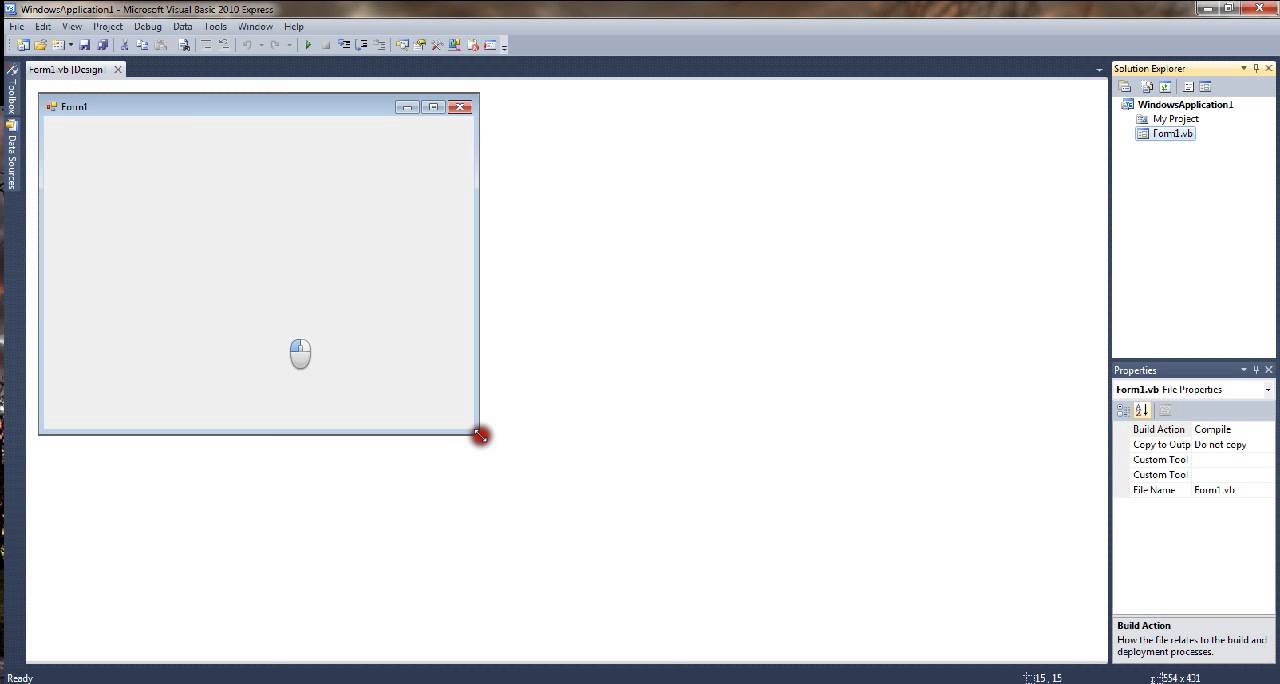 Visual Basic Tutorial 1: Getting/Understanding the IDE