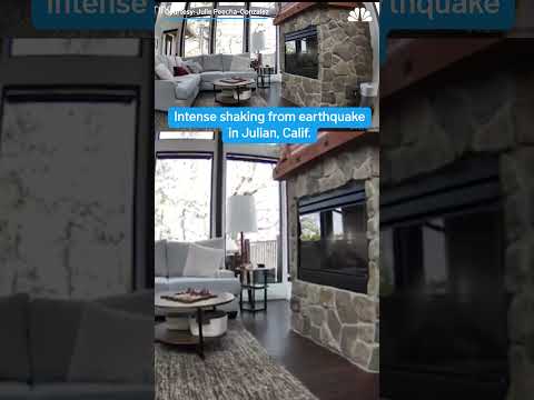 Watch: Intense shaking from #earthquake in Julian