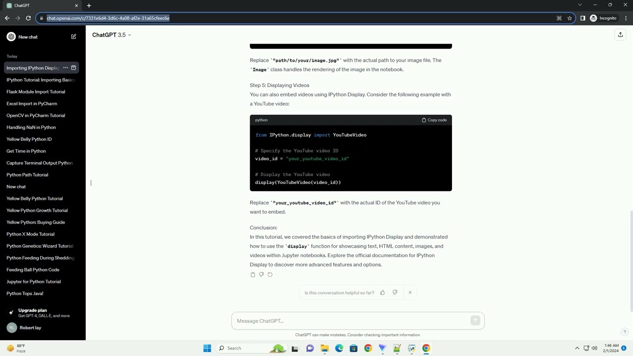 how to import ipython display