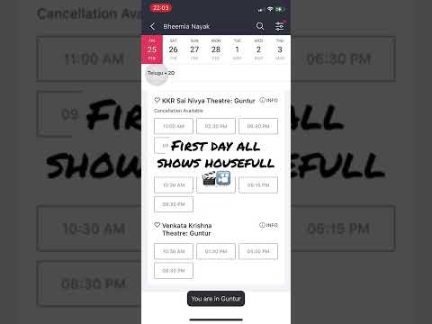 Bheemla Nayak FDFS🌪🔥