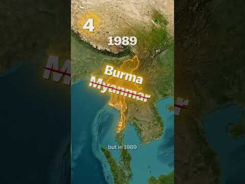 Countries That Changed Names😮