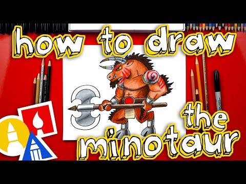 How To Draw Minotaur Step by Step – I'm Youtuber – Follow my videos to ...