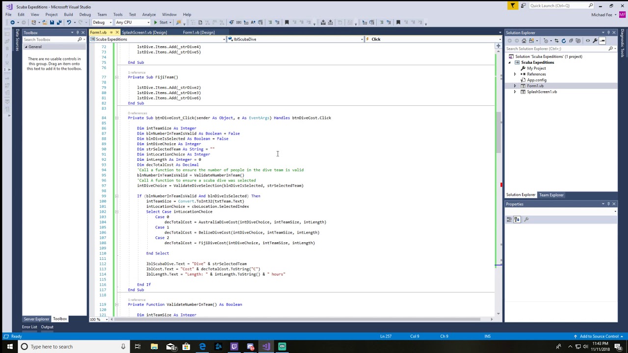 Visual Basics Chapter 7 Guided Program Development
