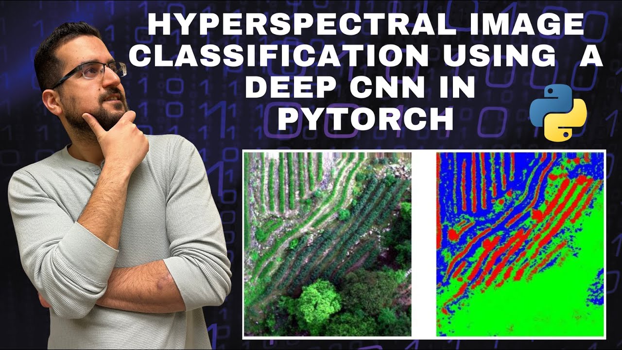 Hyperspectral Image Classification Using  a Deep CNN in PyTorch