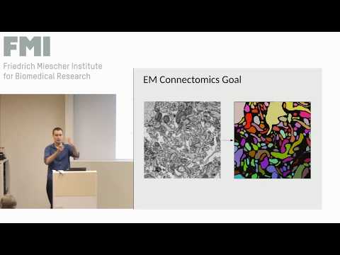 Stephan Gerhard at the FMI and eulife Big Microscopy Data Management Workshop
