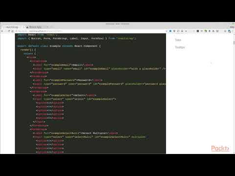 Learn Hands On Application Development with React and Bootstrap Forms versus Input Groups ...