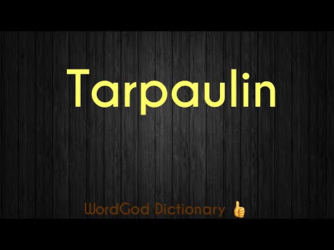 Tarpaulin Meaning