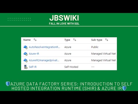 đ§ŽAzure Data Factory Series: Introduction to Self Hosted Integration Runtime (SHIR) & Azure IRđ§Ž