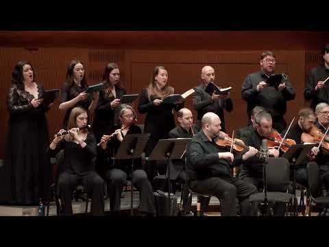 Madison Bach Musicians, guest cond. Mark Dupere. Bach "St. Matthew Passion," chorus "Wir setzen uns"