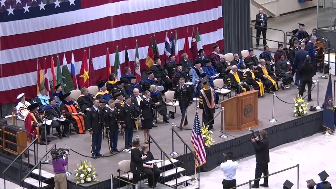 Commencement - Spring 2016 - ROTC Commissioning
