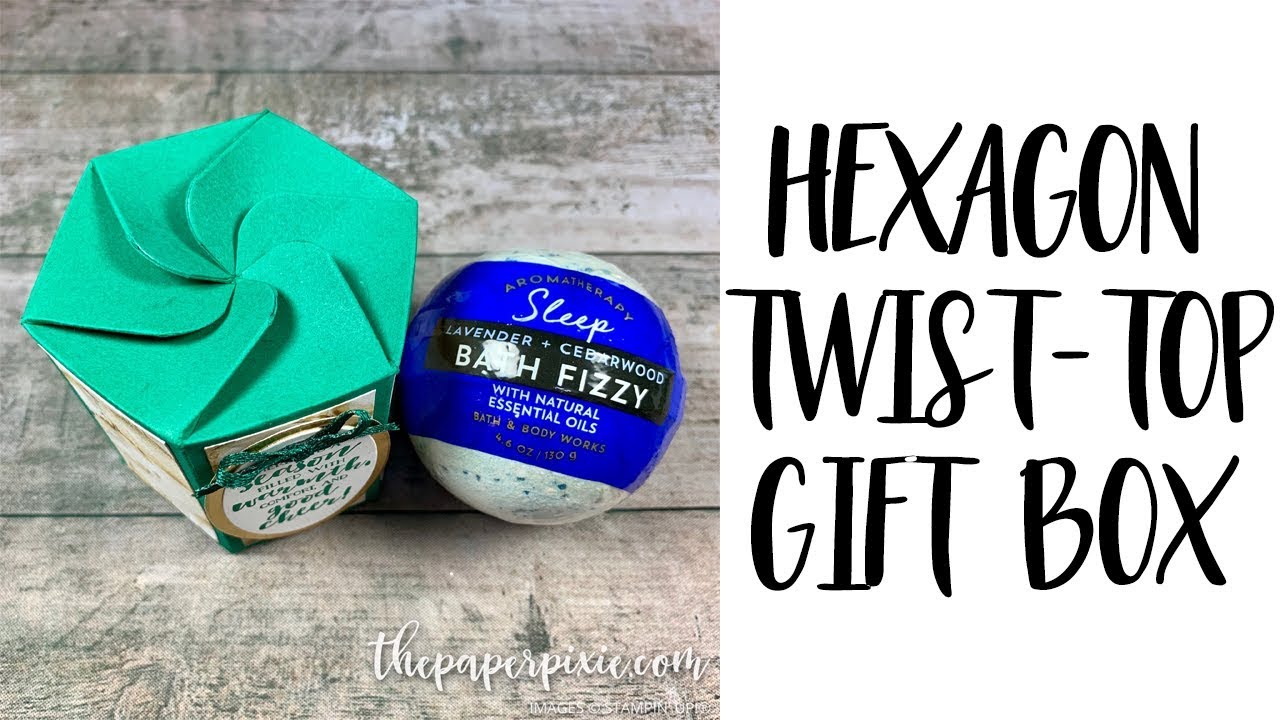 Hexagon Twist-Top Gift Box