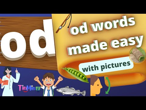 od phonogram | od words made easy with pictures | word family | phonogram