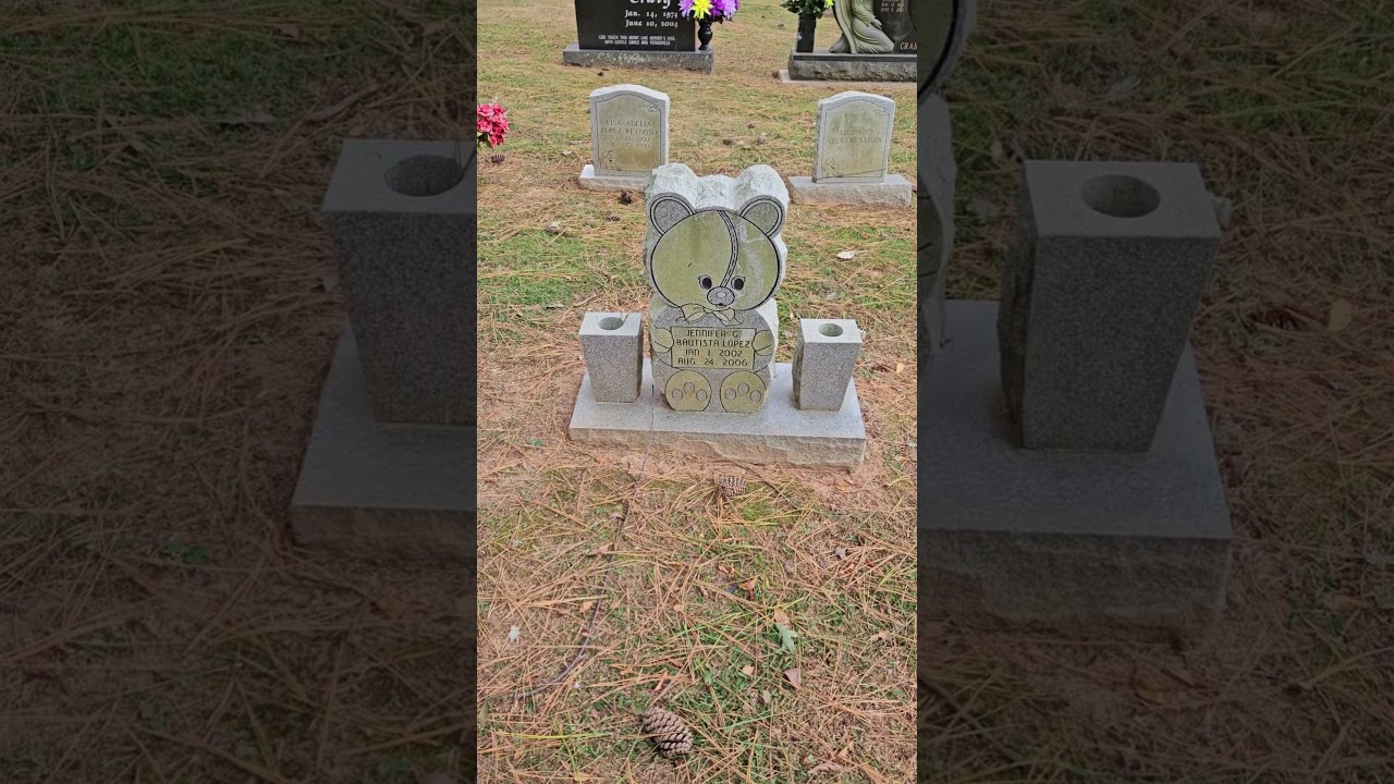 grave of Little Jennifer Lopez #memorial #cemetery #grave #graveyard #graves #rip #gravesite #baby