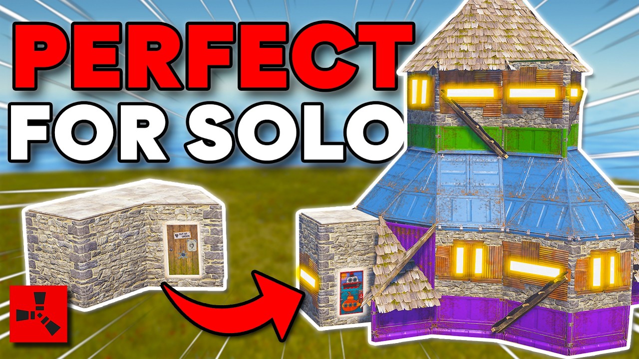 How to Build a PERFECT 2x1 BUNKER Base Design in Rust!