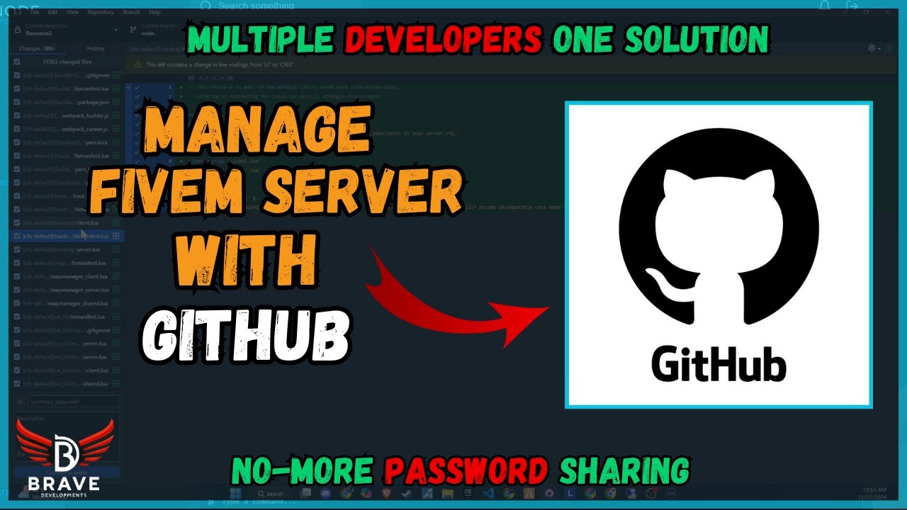 This FiveM + GitHub Setup Will Save Your Server in 2025! 💻🔥 (Full Guide)