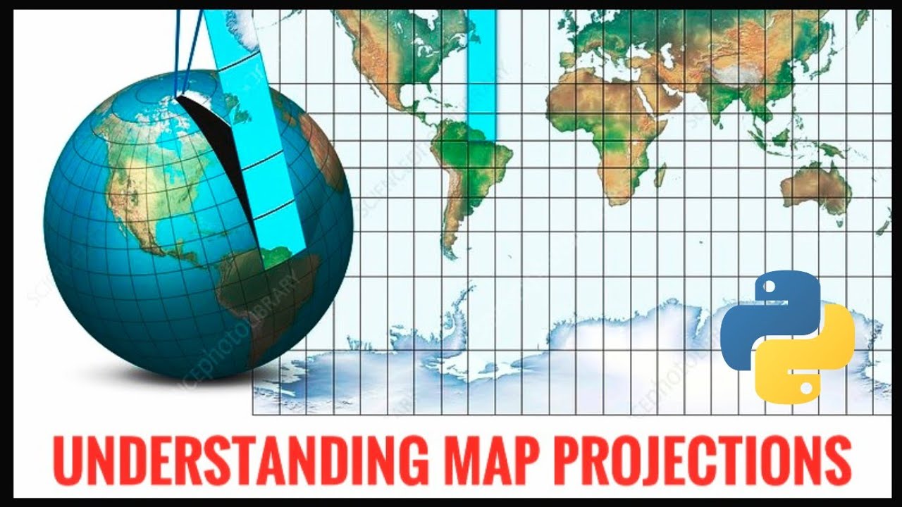 Understanding map projections | python | #pyGuru