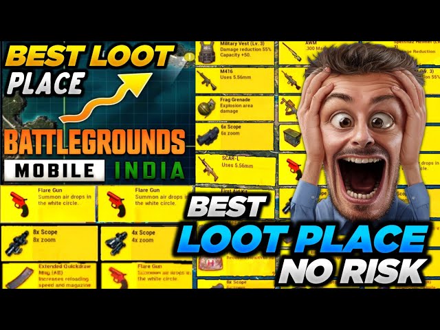 5 best Battlegrounds Mobile India (BGMI) drop locations for high loot ...