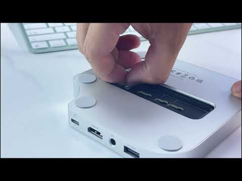 How to install SSD on the Mac Mini M4 Dock of PULWTOP BD240A ?