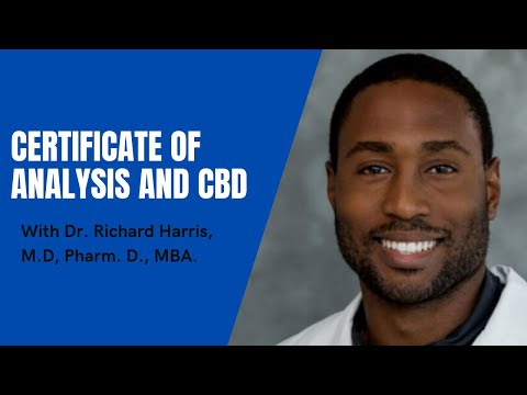 Certificate of Analysis (COA) and CBD