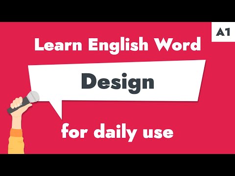 #138 – "Design" | Learn A1 English Noun – Discuss style choices simply.