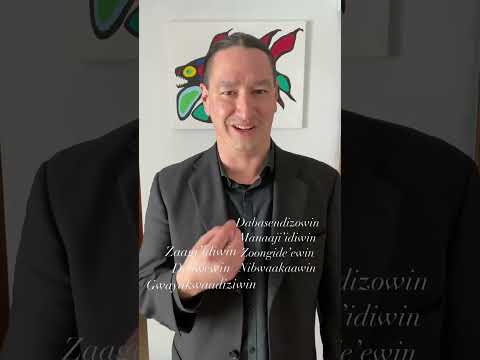 How do you say the Seven Grandfather teachings in Ojibwe?
