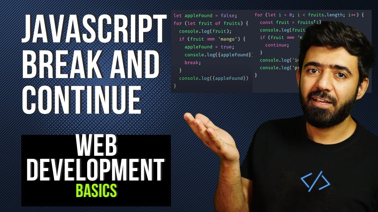JavaScript Break and Continue | Web Development Basics Course