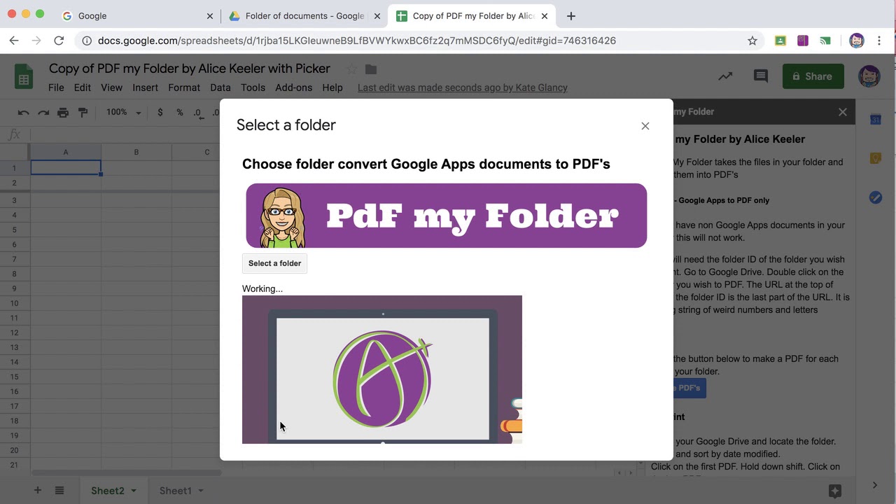 PDF my folder by Alice Keeler