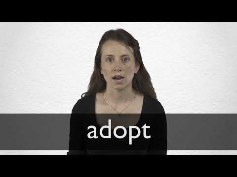 ADOPT definition and meaning | Collins English Dictionary