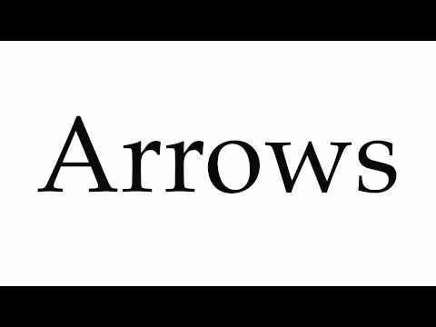 How to Pronounce Arrows