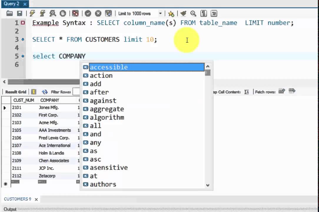COMPLETE SQL TUTORIAL - SQL SELECT TOP Clause - Part 26