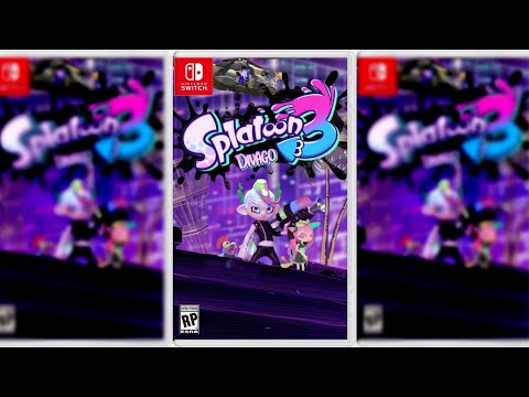 Creation of Splatoon 3 Cover (#splatoon3 #shorts )