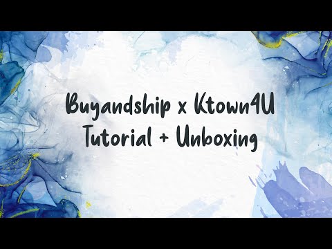 Buyandship x Ktown4U Tutorial + Unboxing EXO D.O.'s album